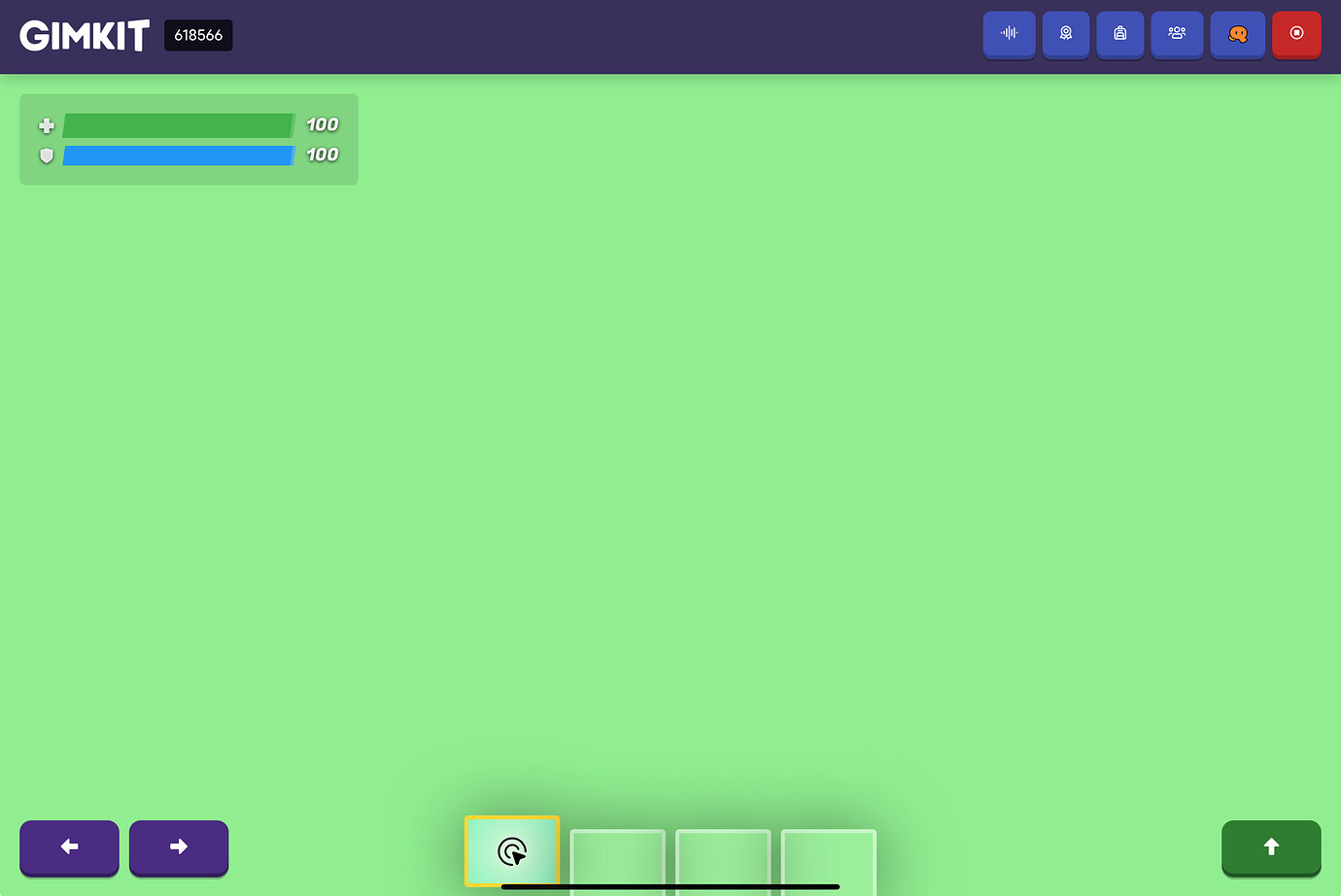 The entire screen went green - Bugs - Gimkit Creative