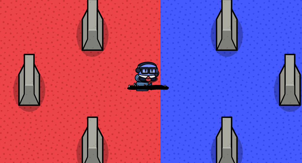 New Thumbnail for my Map called Red vs. Blue - Art - Gimkit Creative