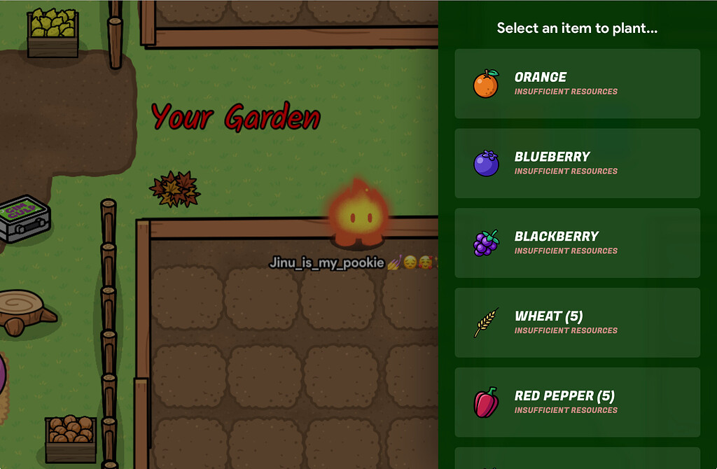 Trying to make grow a garden - Help - Gimkit Creative