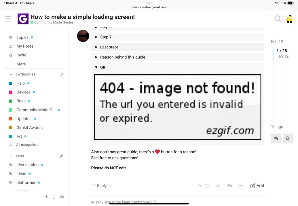 How to make a simple loading screen! - Page 2 - Community Made Guides ...