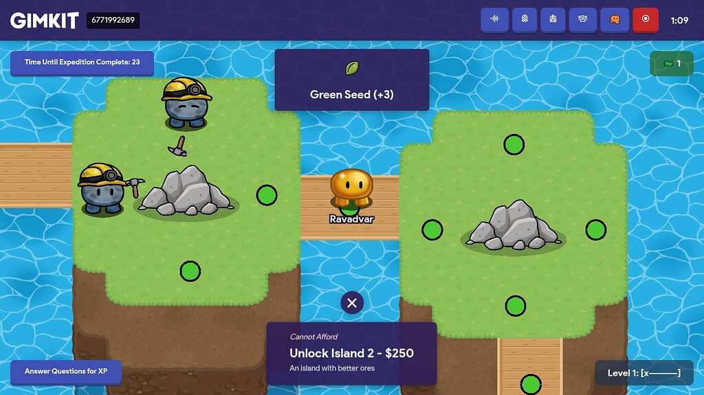 Thumbnail Request: Mining Islands - No Due Date - Art - Gimkit Creative