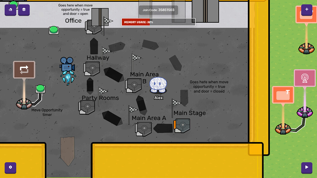 Sentry Wandering System (Fnaf inspired movement system) - Help - Gimkit ...