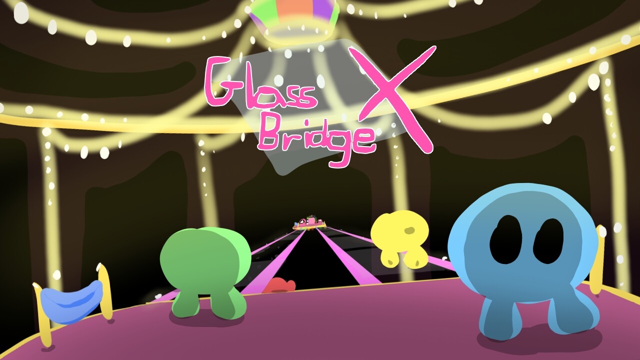 I need help with a squid game glass bridge thumbnail - Art - Gimkit ...
