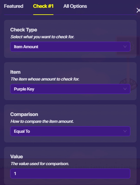 How can you make it so you can only press a button when you have a certain item in your ...