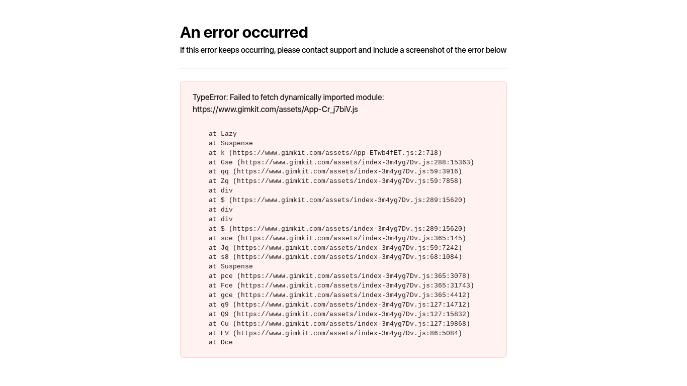 Gimkit map not loading - Bugs - Gimkit Creative