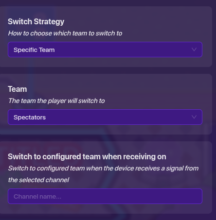 How do u change someone’s team to spectator after they r eliminated ...