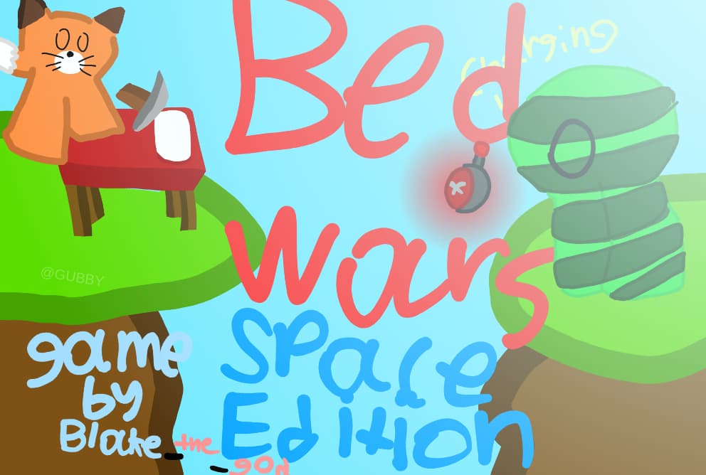 Space bedwars thumbnail Request - Art - Gimkit Creative