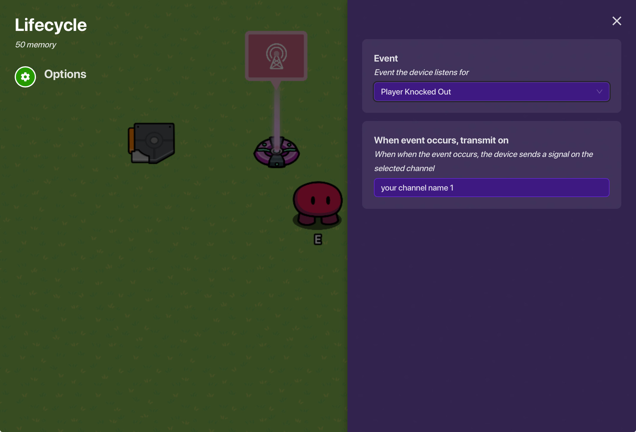 Does anybody know how to trigger something when a specific player gets knocked out? - Help ...