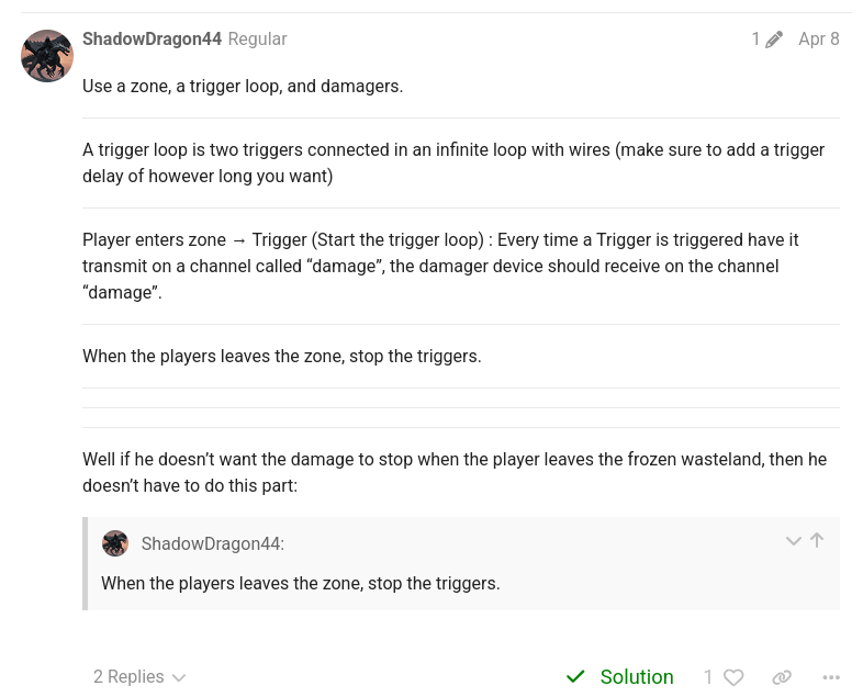 How do I make it so that the damager continues to deal damage? - Help ...