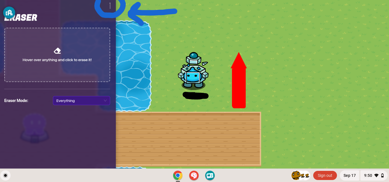 Unable to Close Eraser and Layers - Bugs - Gimkit Creative