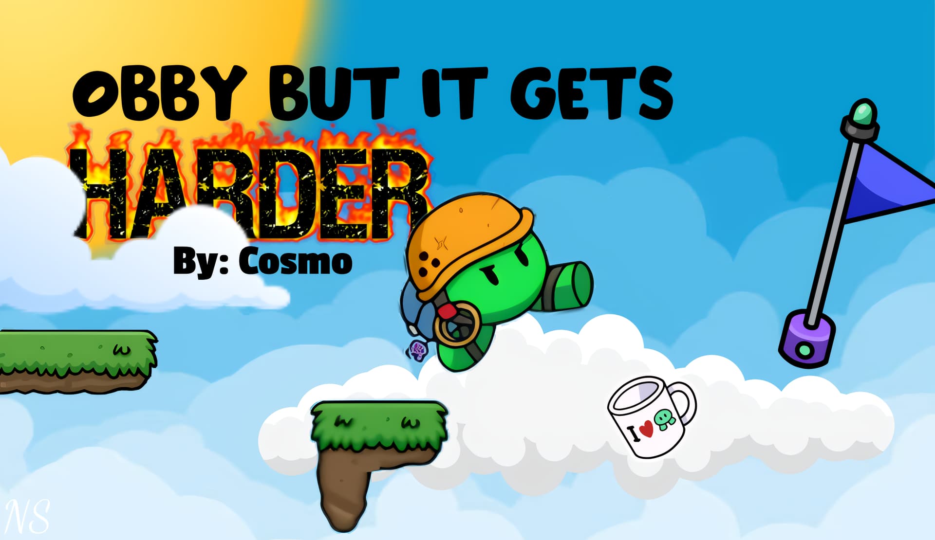 Thumbnail For Obby But It Gets HARDER - Art - Gimkit Creative