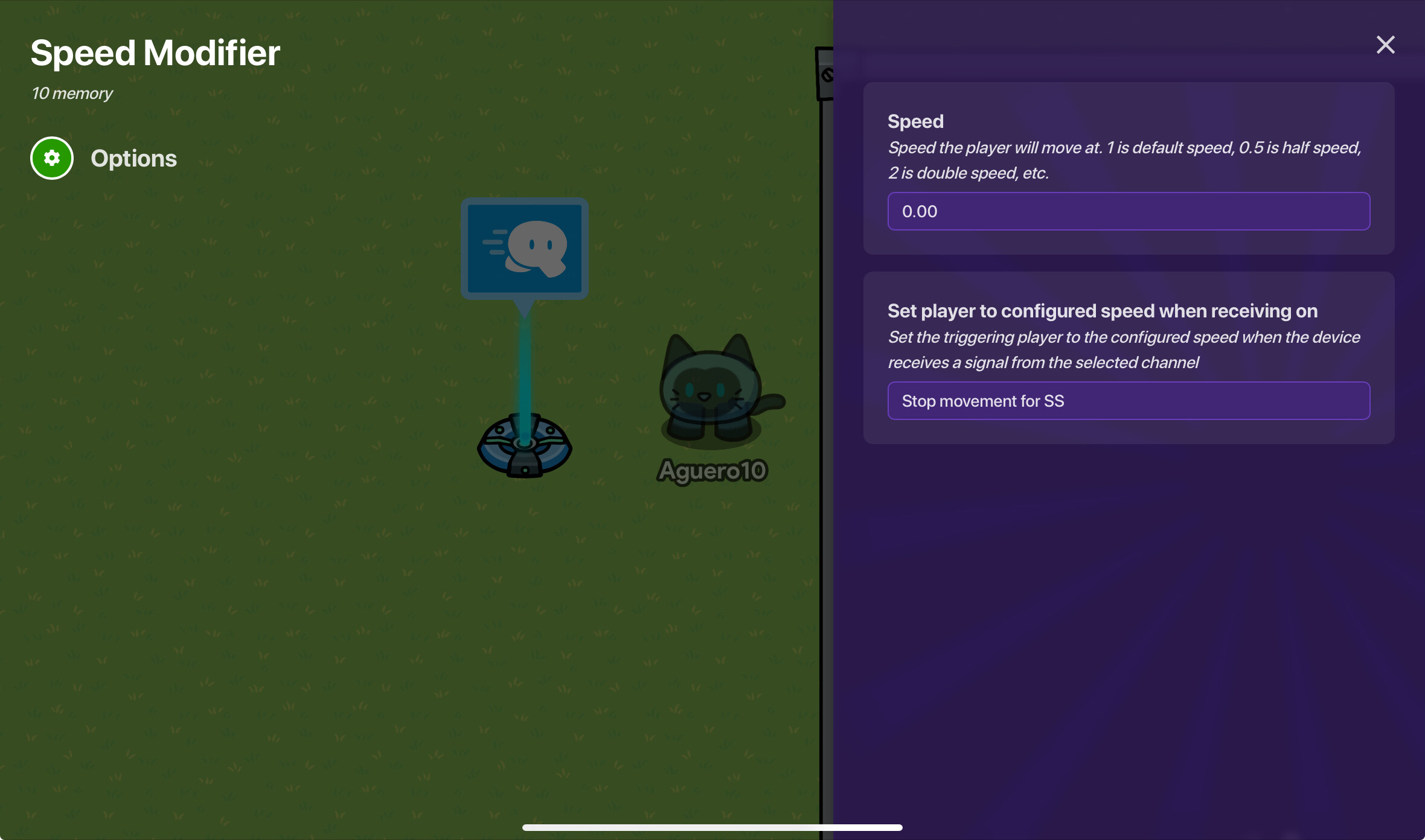 Help with Stunlocking Player + Blindness - Help - Gimkit Creative