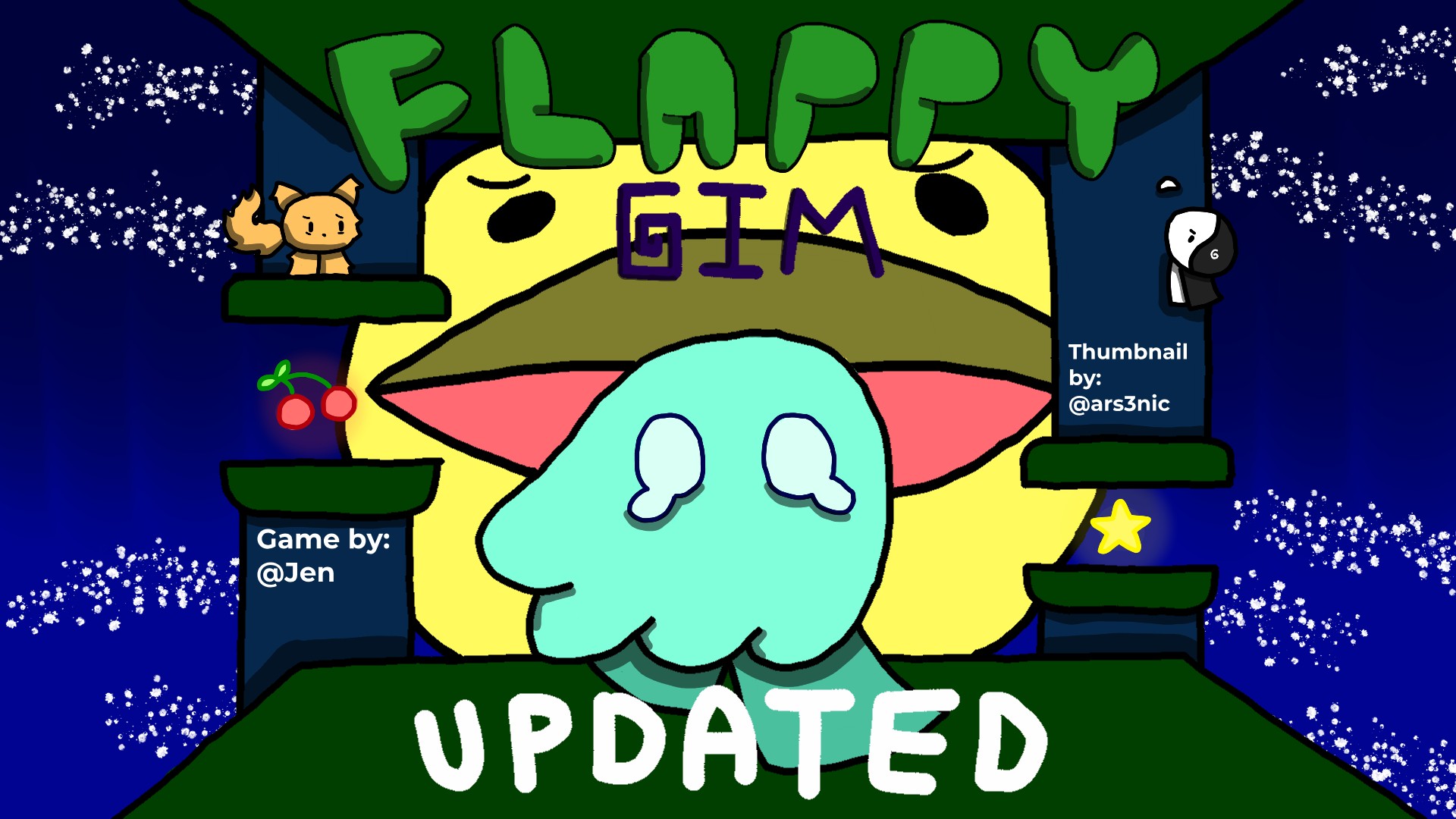 Updated flappy bird thumbnail request! - Help - Gimkit Creative