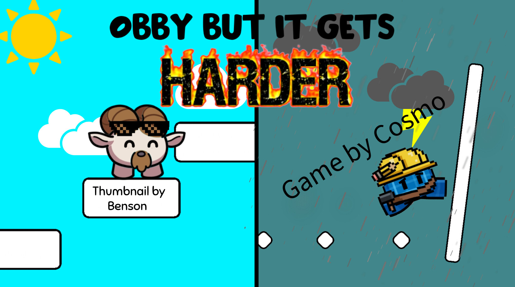 Thumbnail For Obby But It Gets HARDER - Art - Gimkit Creative