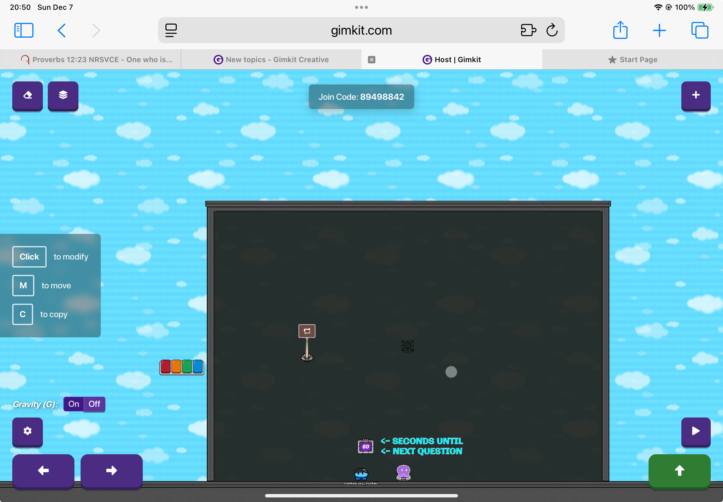 How do i get my game to give u xp after the one minute timer finishes ...