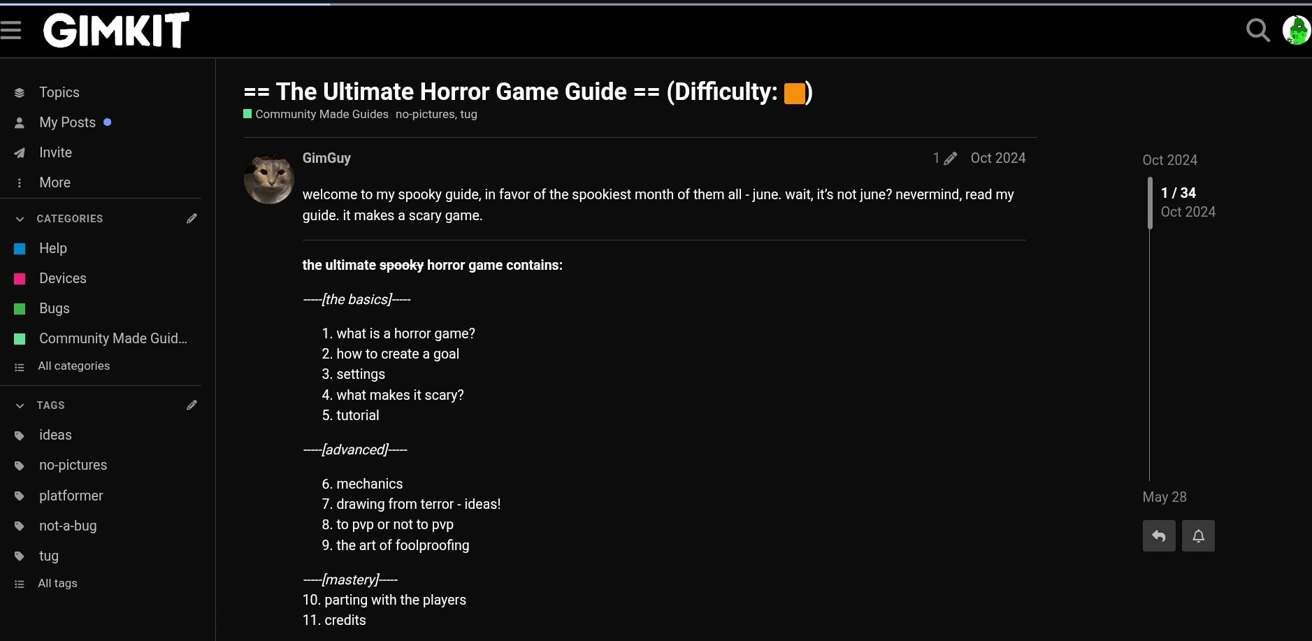 How do you make a horror game? - Help - Gimkit Creative