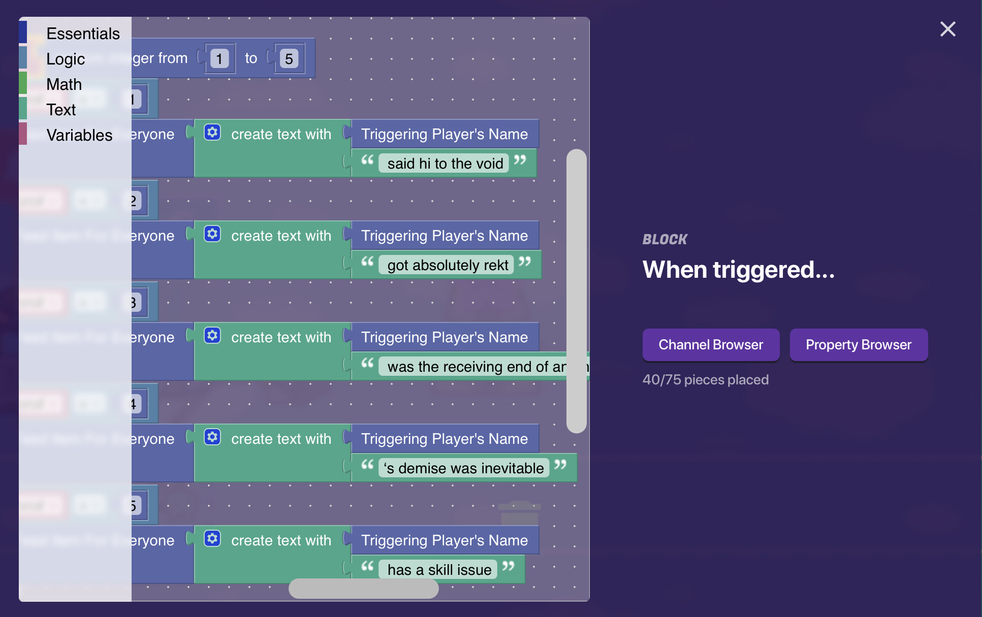 Items not appearing in the activity feed - Help - Gimkit Creative