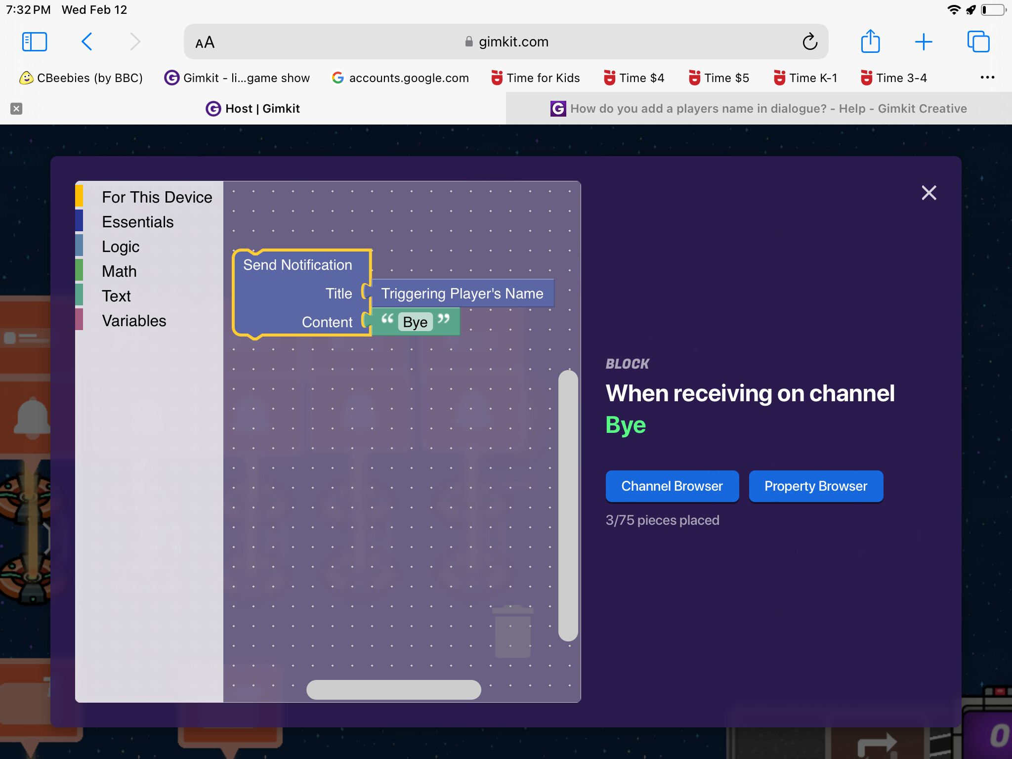 How do you add a players name in dialogue? - Page 2 - Help - Gimkit Creative