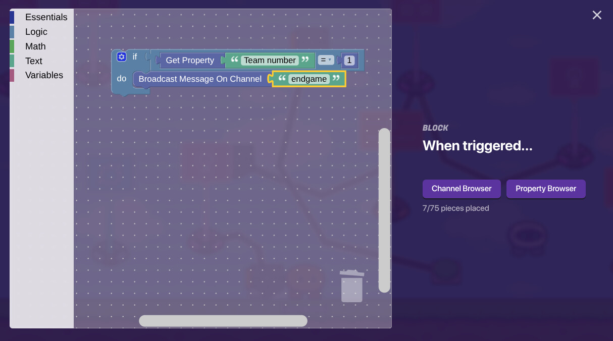 Does anybody know how to trigger something when a specific player gets knocked out? - Help ...