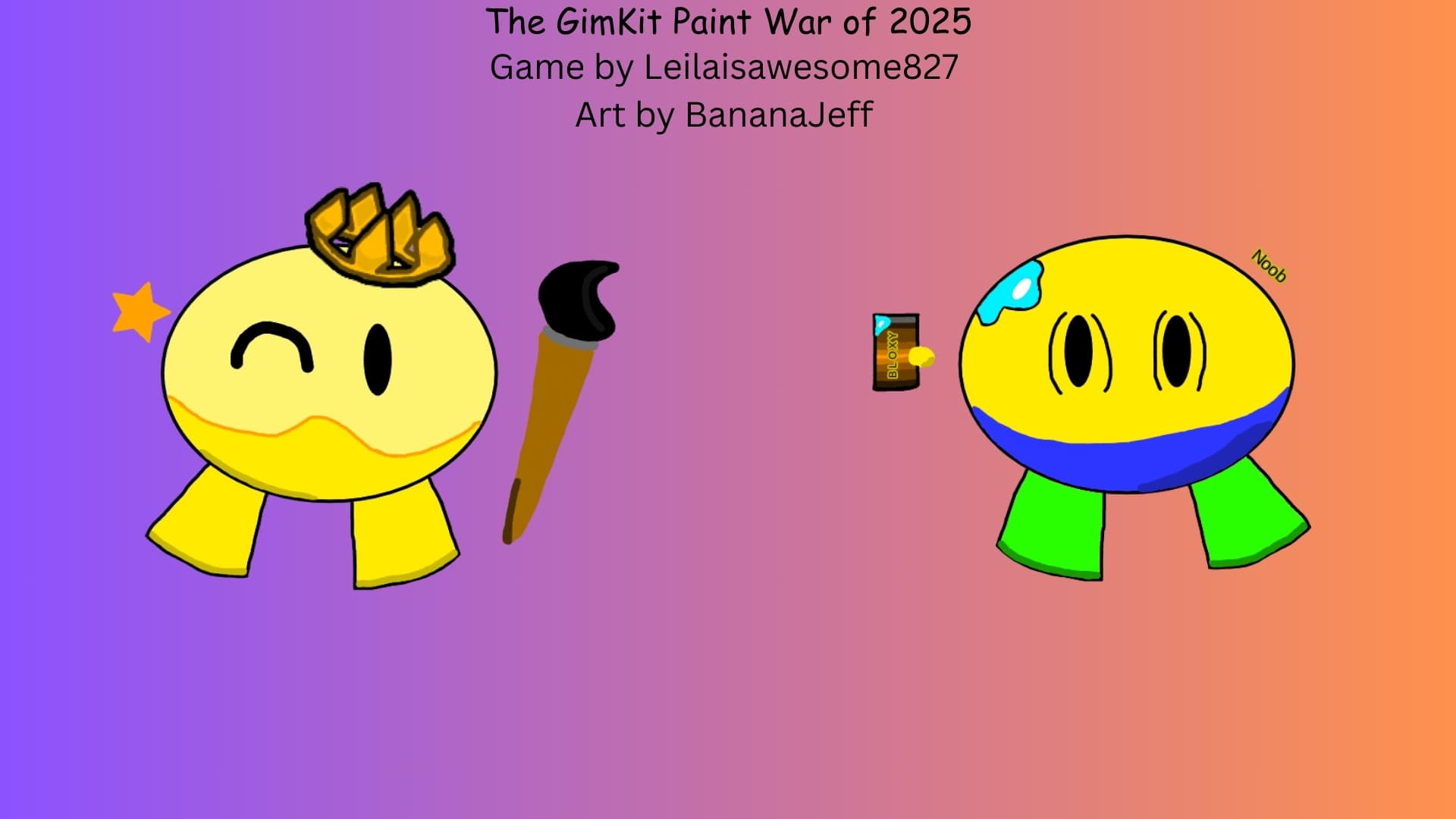 I need a thumbnail for "the gimkit paint war of 2025" - Page 8 - Art ...